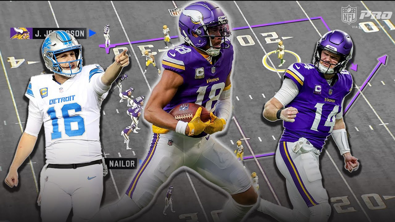 Vikings star-driven approach vs Lions 4-headed monster - YouTube