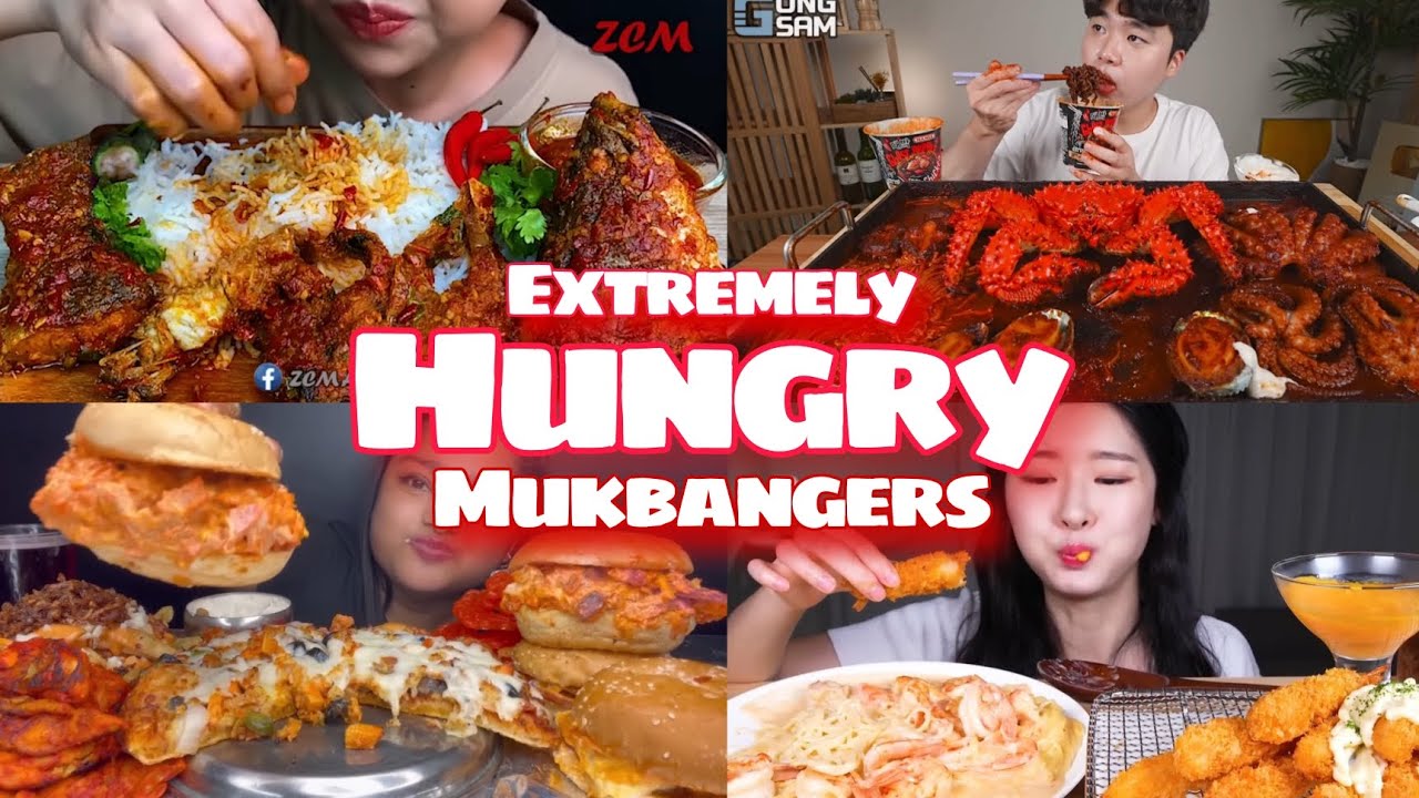 How Different Mukbangers Eat Around The WORLD! - YouTube