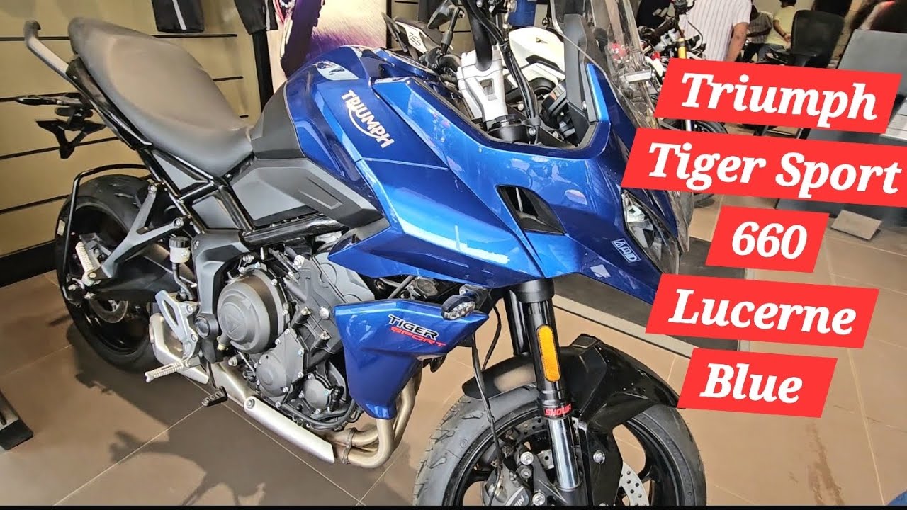 Triumph Tiger Sport 660 | Lucerne Blue | Walkaround & Specs | #triumph ...