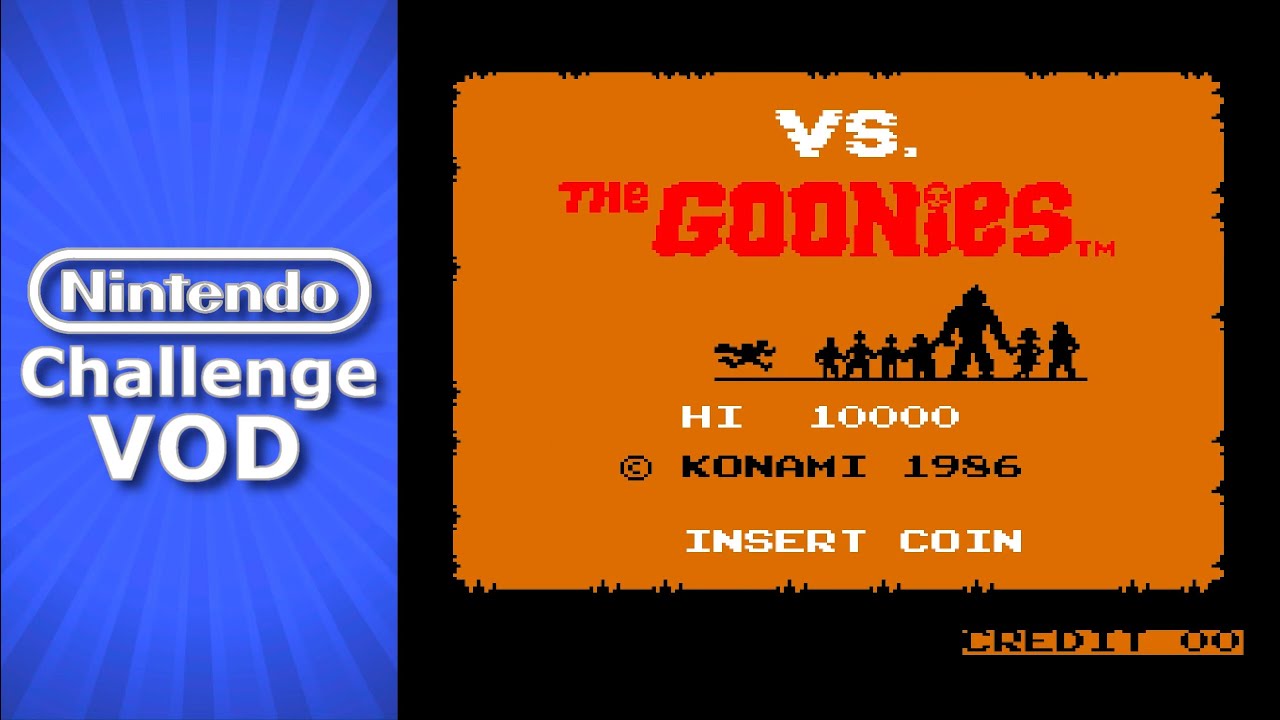 [VOD] Beating EVERY Nintendo Game | VS. The Goonies | Game #273 - YouTube