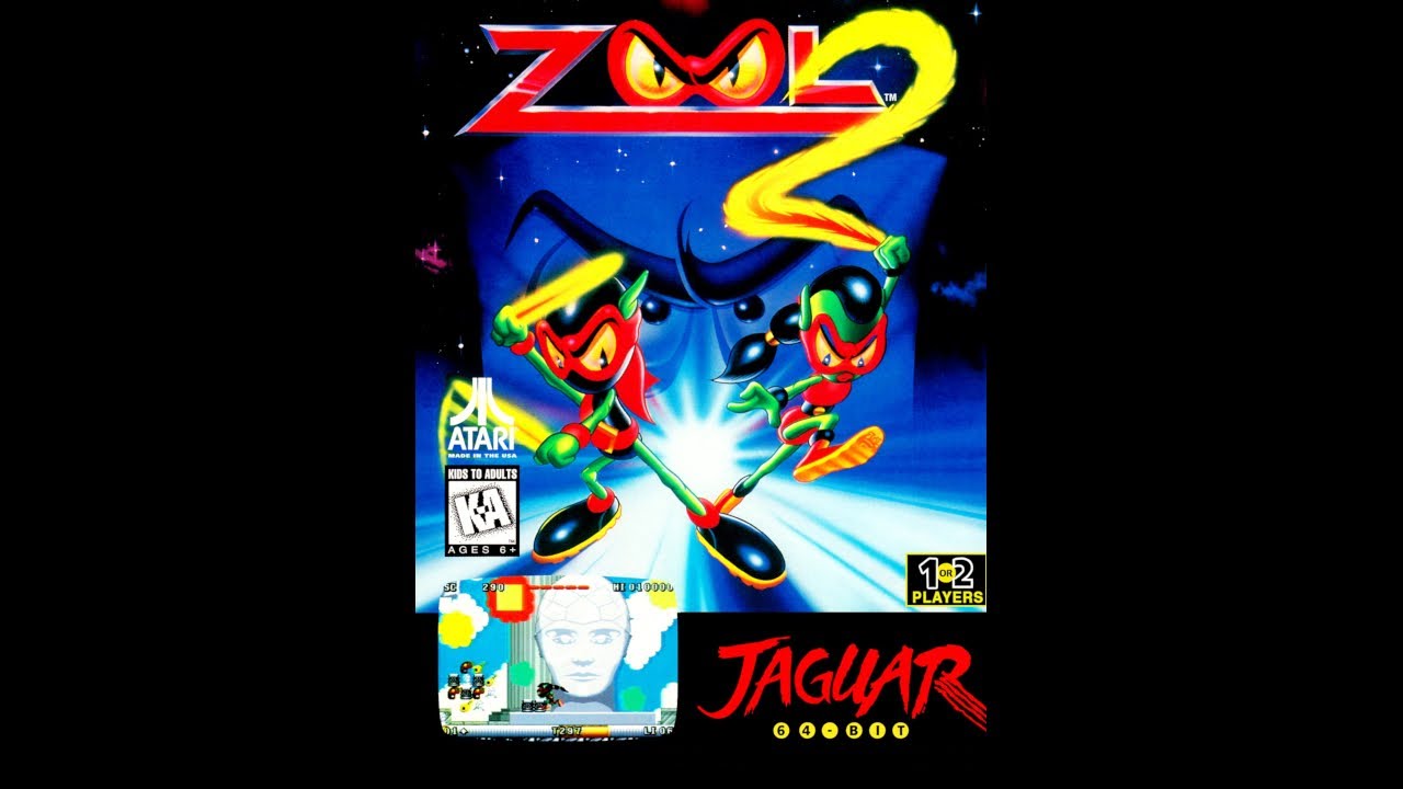 Atari Jaguar - Zool 2 'Attract Mode' - YouTube