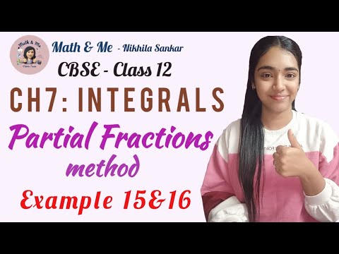Class12 Example15&16 Integrals Partial fractions method #free #cbse # ...