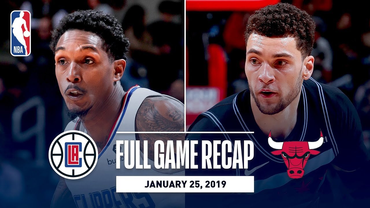 Full Game Recap: Clippers vs Bulls | Lou Williams Records First Career ...