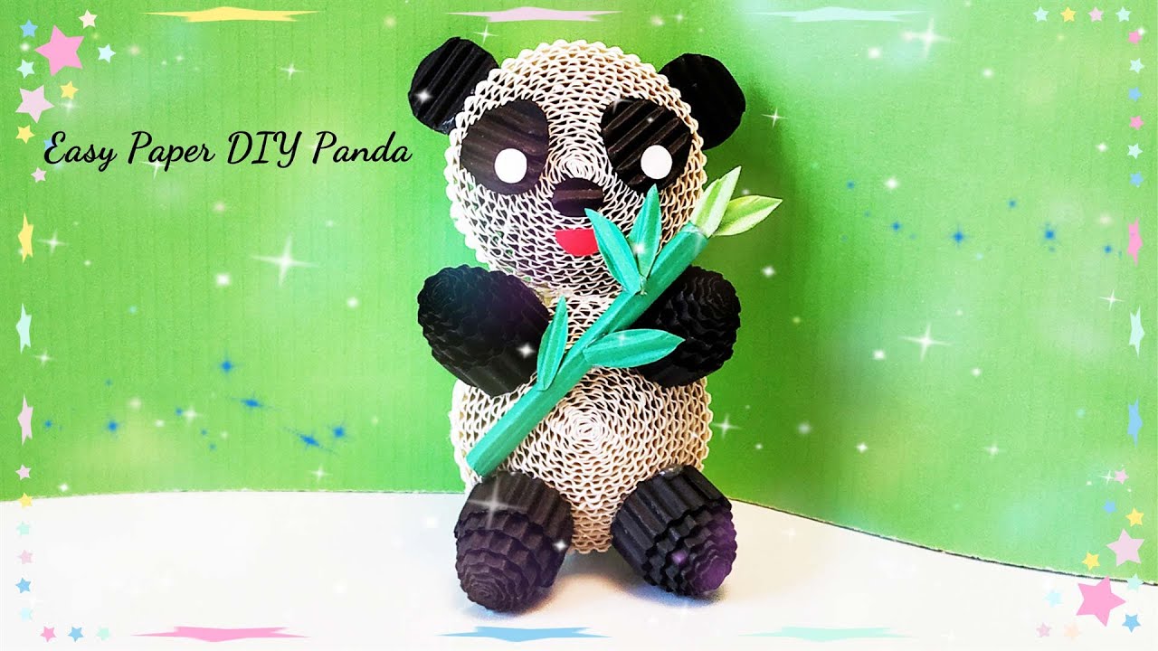 DIY Cute Paper Panda | Easy Step-by-Step Tutorial - YouTube