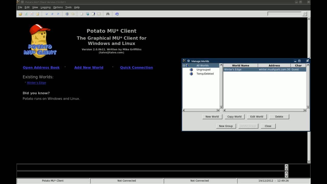Review of the Potato Mushclient - YouTube