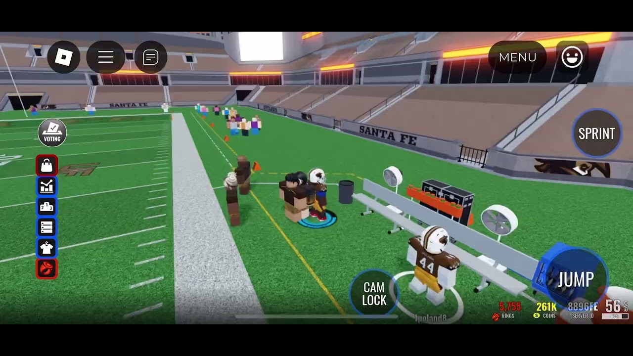 Playing Roblox NFL Universe - YouTube