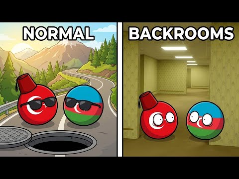 Türkiye ve Azerbaycan BACKROOMS'ta!😱 | countyrballs |