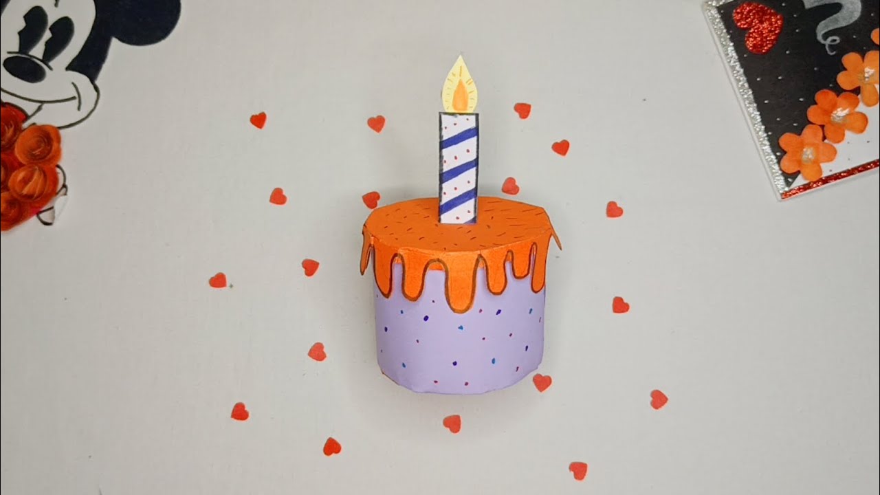 Birthday Cake Message Box Tutorial 🎂 by @lovee_gifting #birthday # ...