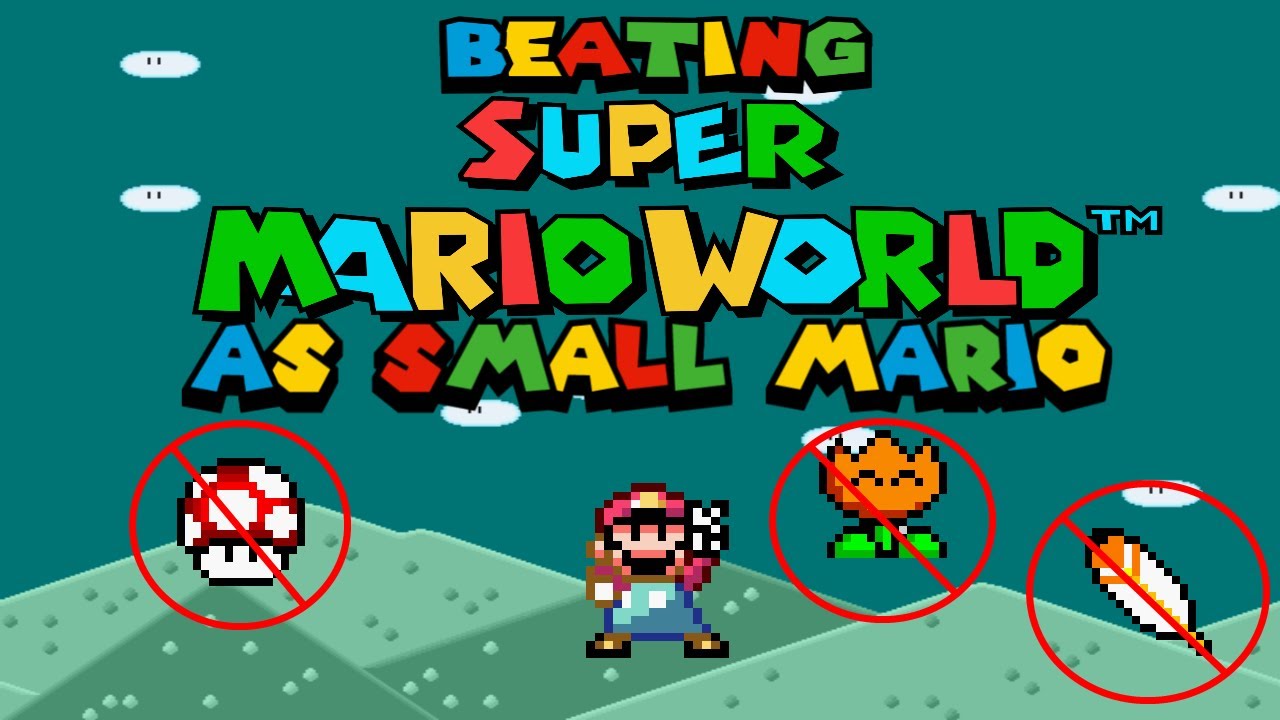 Hail to the Short King - Super Mario World as Short Mario Only - YouTube