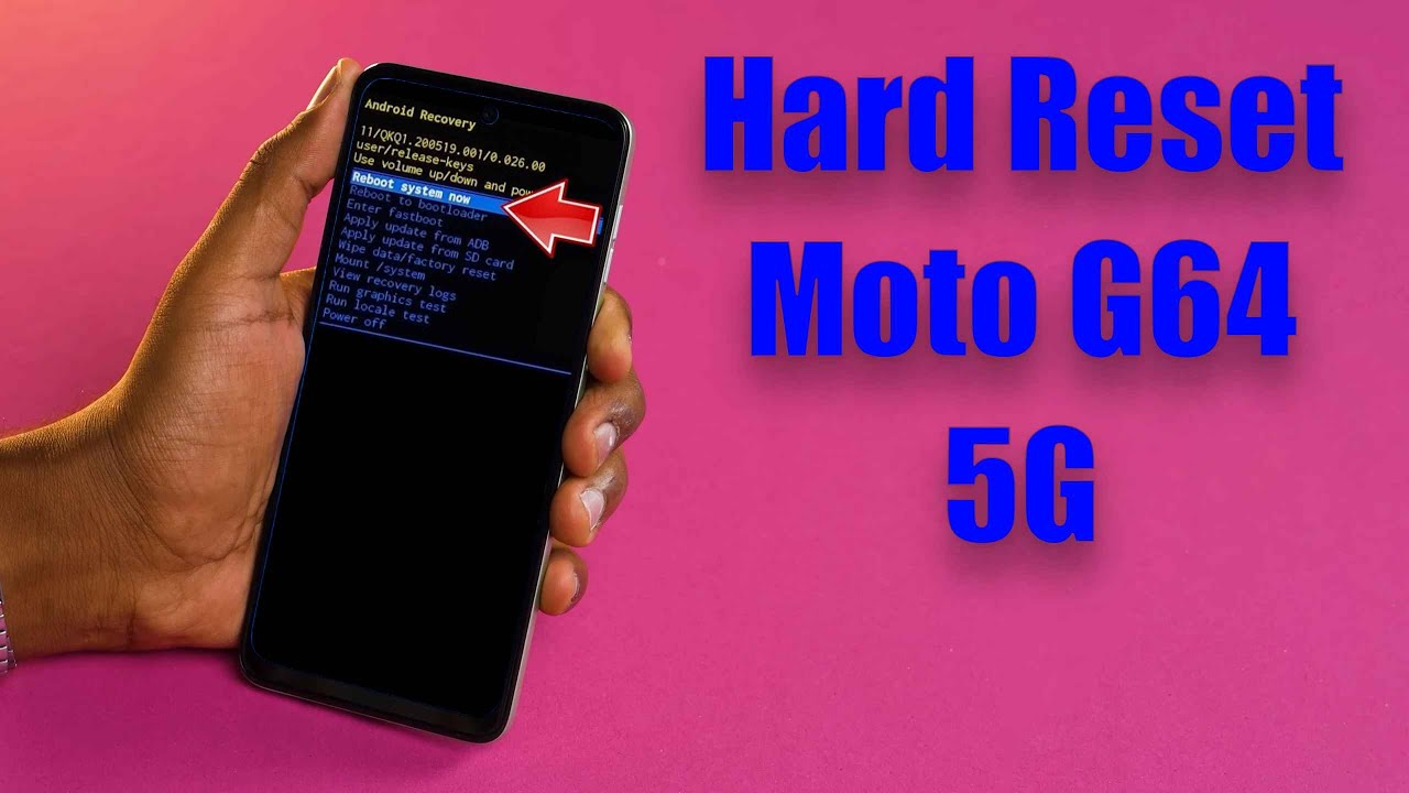 Hard Reset Moto G64 5G | Factory Reset Remove Pattern/Lock/Password ...