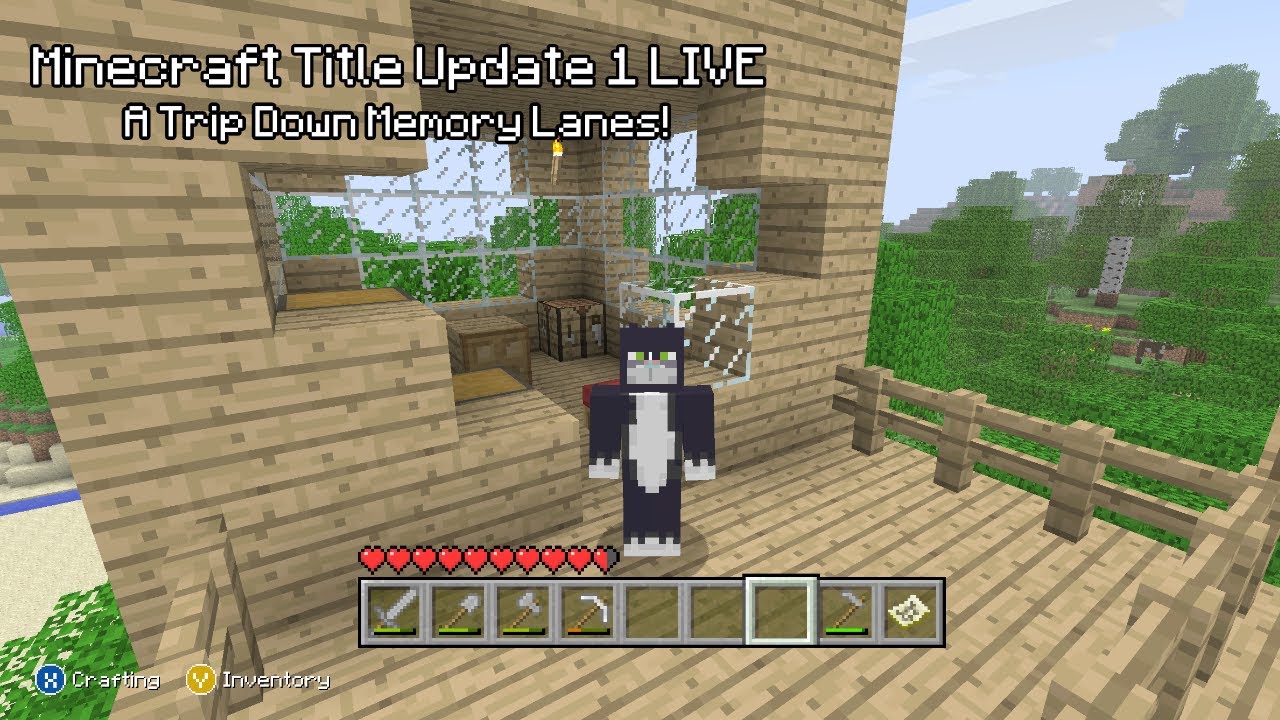 Minecraft Xbox 360 – Title Update 1 LIVE! A Trip Down Memory Lanes!🔥 ...