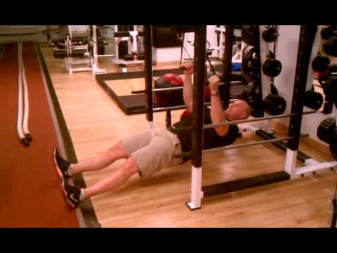 Inverted Body Weight Rows - YouTube