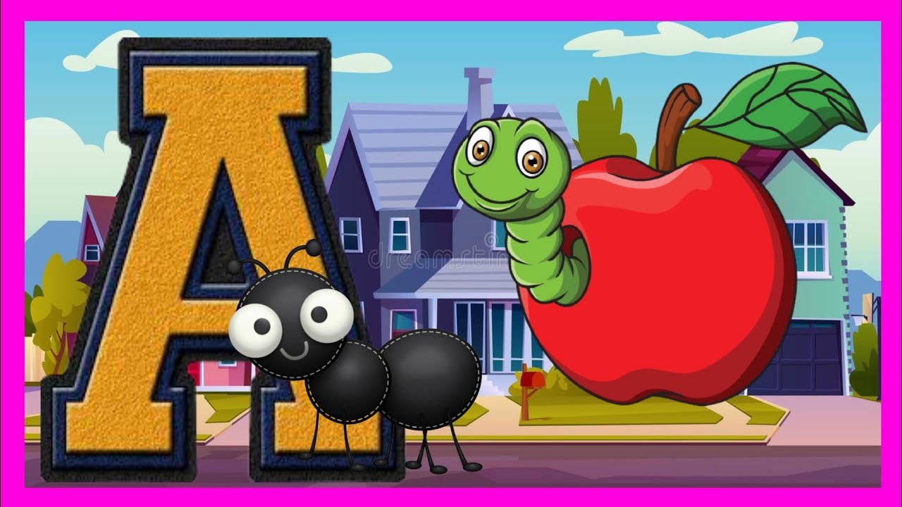 ABC Phonics Song | Phonics Song With Two Words | A For Apple,A For Ant ...