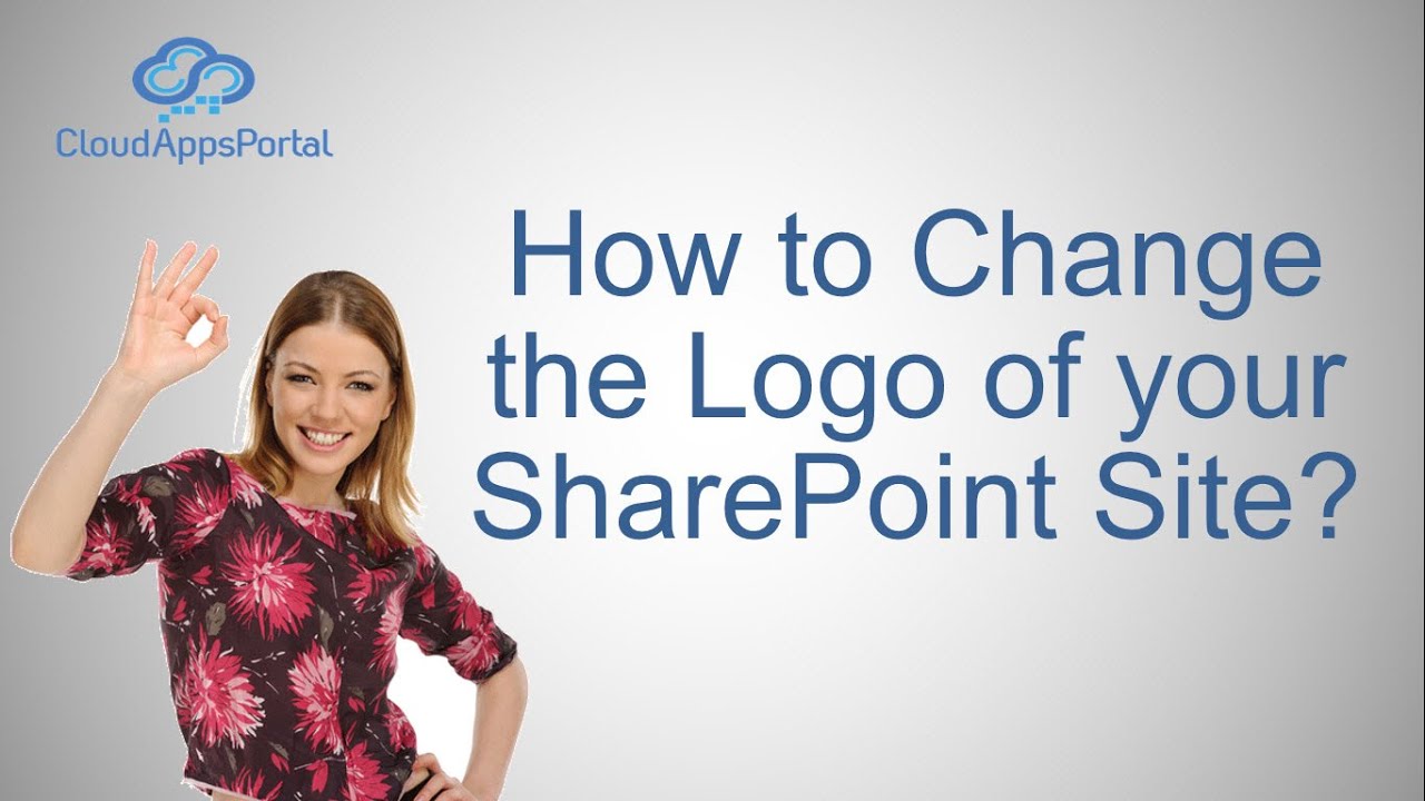 How to Change the Logo of your SharePoint Site - YouTube