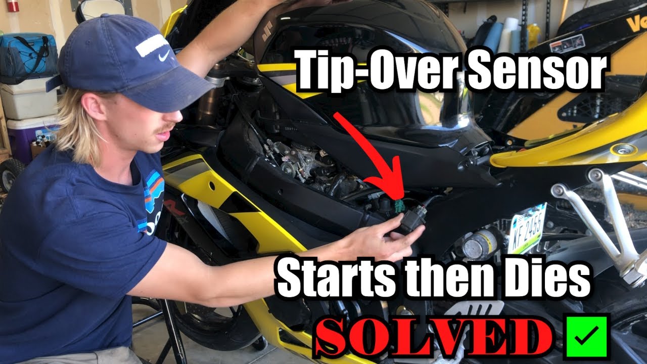 GSXR Runs for 1 Second then Dies (SOLVED - Tip Over Sensor) - YouTube