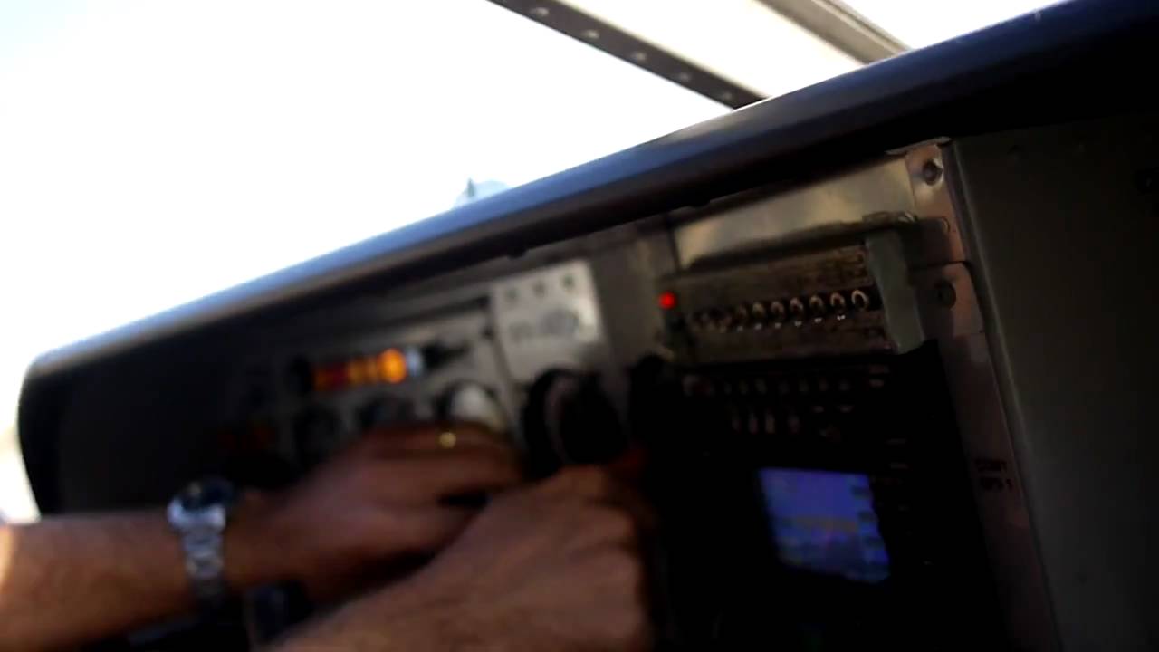 checking plane instruments before take off - YouTube