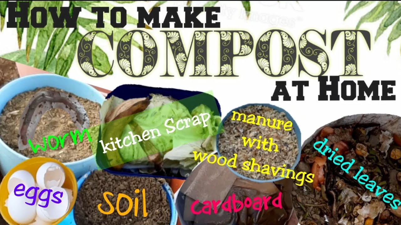 DIY COMPOSTING in BUCKET 🌱 BIN - HOW TO COMPOST AT HOME FOR BEGINNER ...