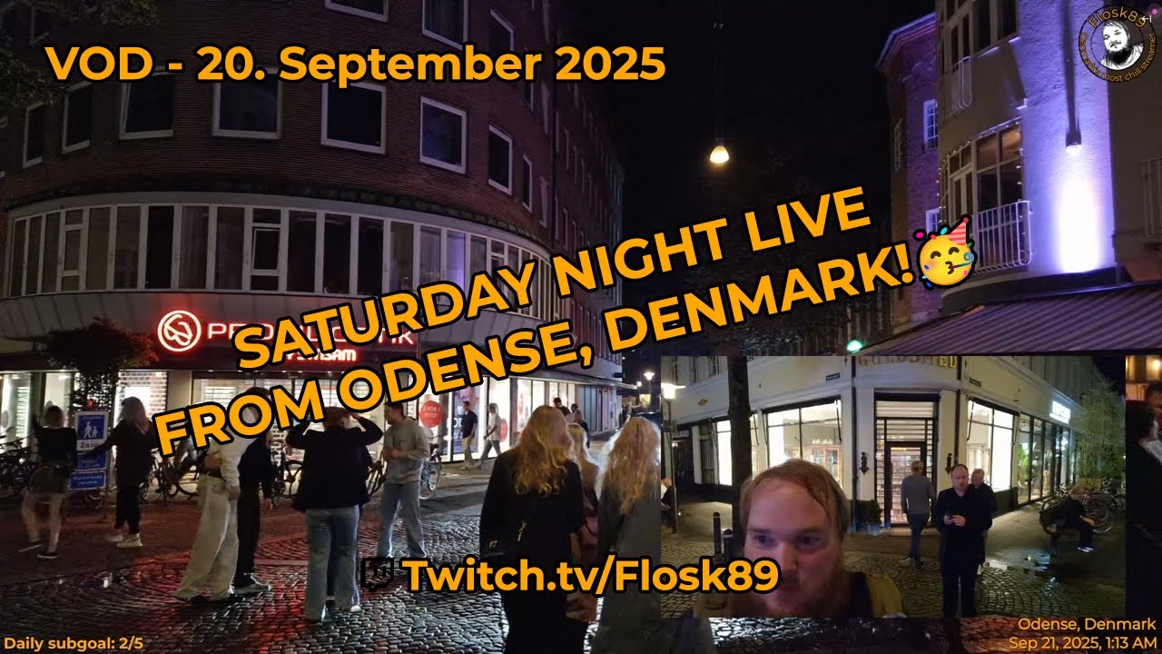 VOD 20/09/25 - SATURDAY NIGHT LIVE FROM ODENSE, DENMARK!🥳 - YouTube