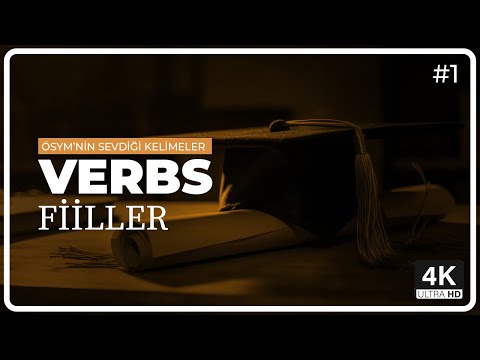YDS ve YKS DİL Sınavlarında En Çok Çıkan Kelimeler | Fiiller [Verbs] (Part 1)