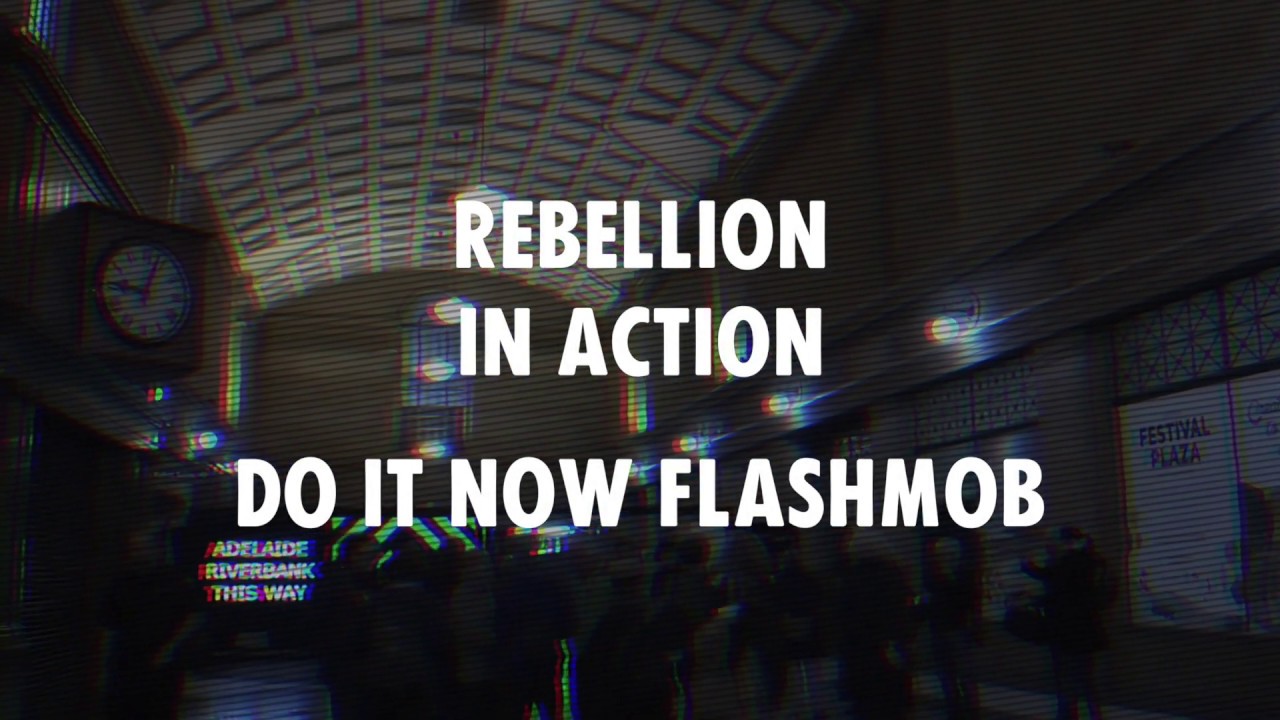 Singing Flash Mob Action - June 8th - YouTube