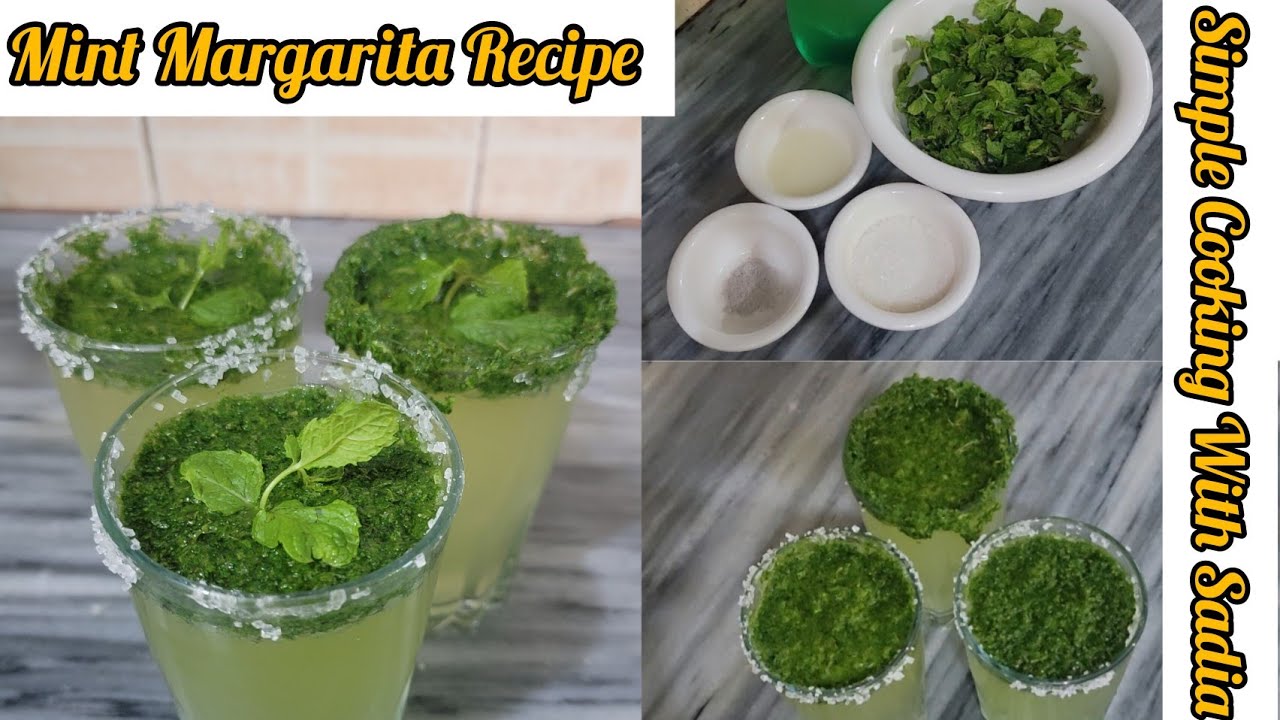 Mint Margarita recipe|resturant style mint margarita|Mint lemonade ...