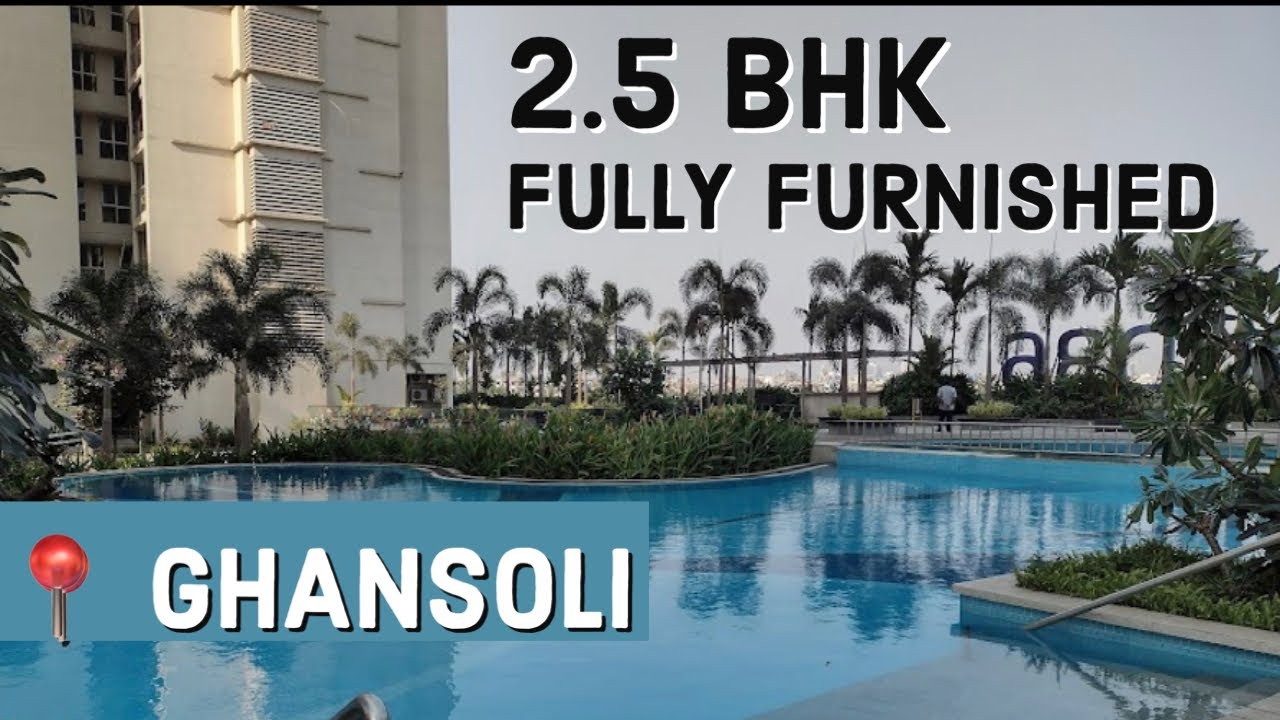 Fully furnished 2.5 BHK Flat in Ghansoli , Navi Mumbai. ☎️ 7977785997 # ...