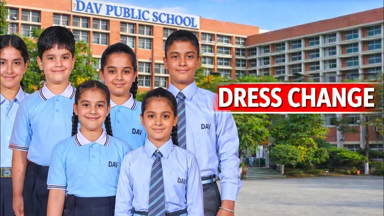 सारे DAV PUBLIC SCHOOLS का Dress Change💥 😱 #DAVschooldress #davcbt2026 ...