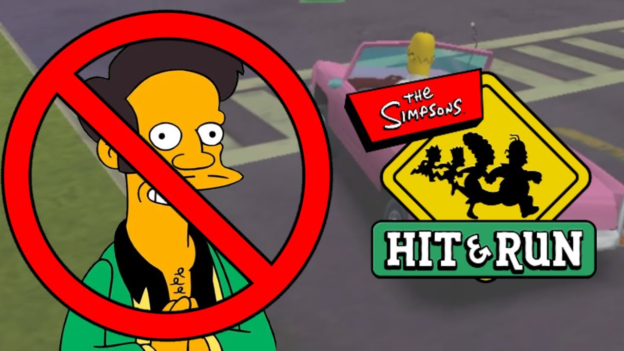 Disney have removed Apu from The Simpsons Hit and Run - YouTube