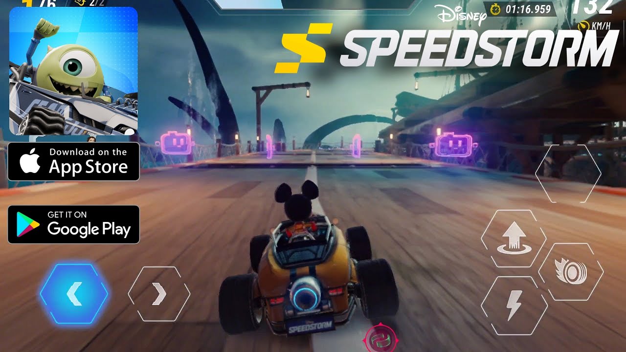 FIRST LOOK at the NEW RACING GAME - Disney Speedstorm / gameplay ...