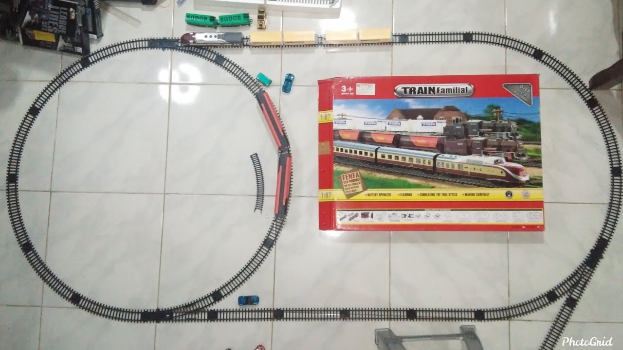 Miniatur Kereta Api Fenfa Train Familial || Merangkai Rel Kereta Part 3 ...