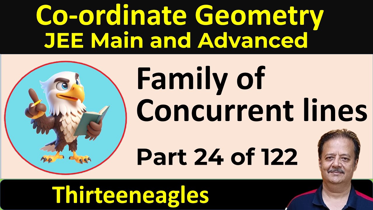 24. Co-ordinate Geometry | Family of Concurrent Lines | Examples | IIT ...