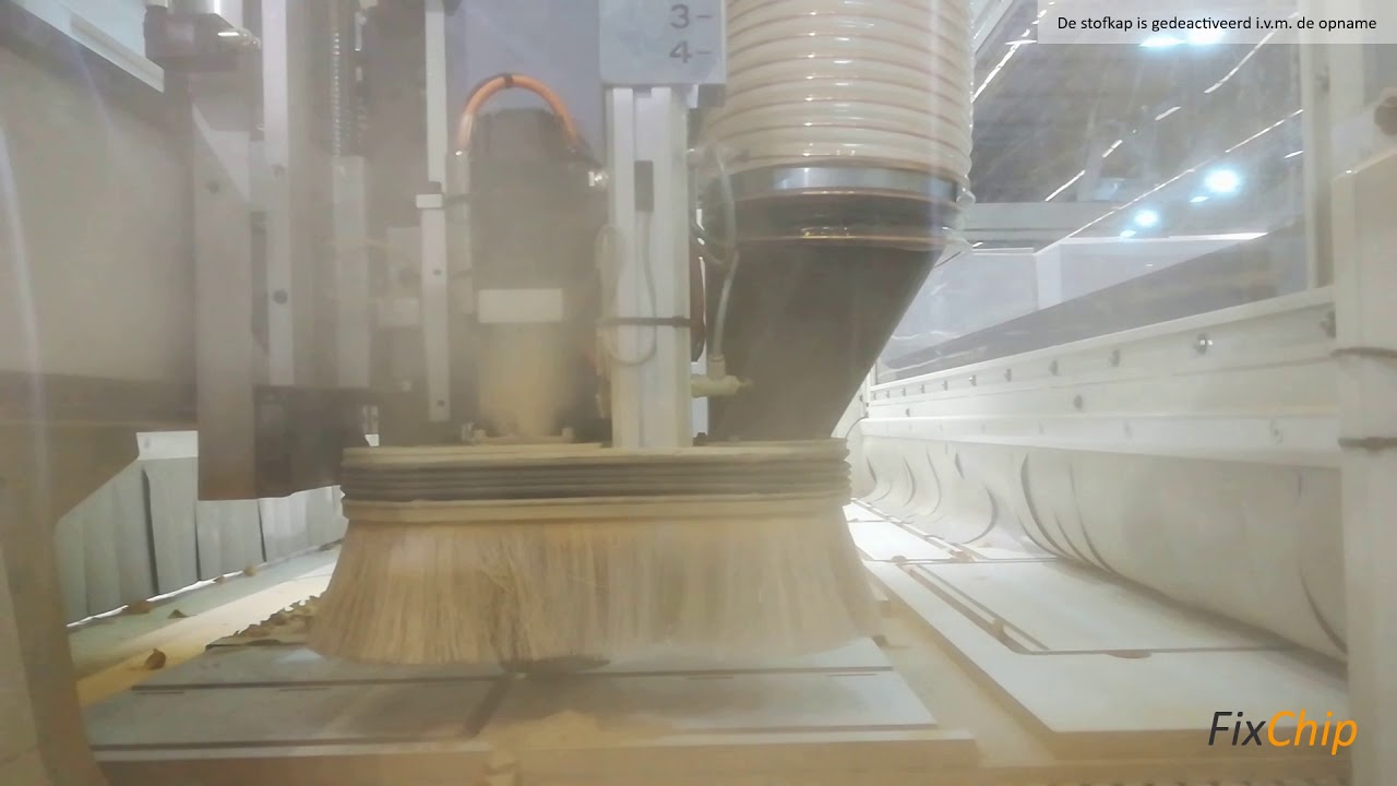 Opname productieproces op een nesting machine t.b.v. de FixChip - YouTube