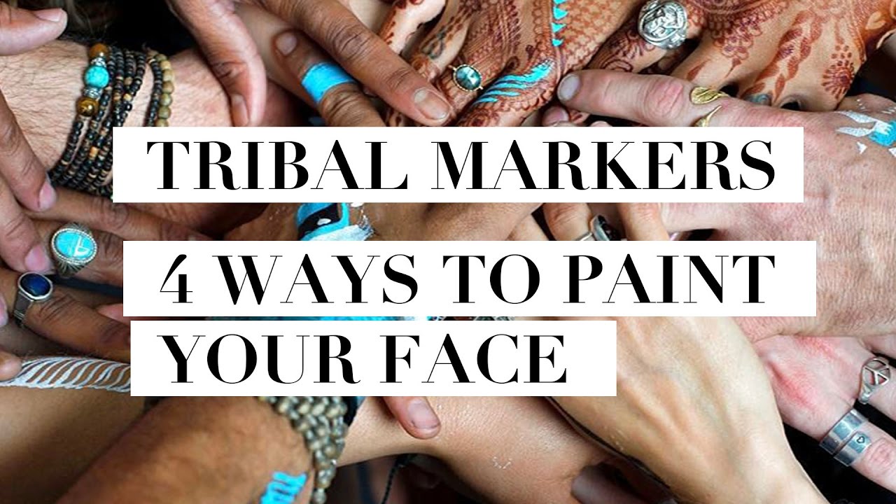 Tribal Markers Face Designs - YouTube