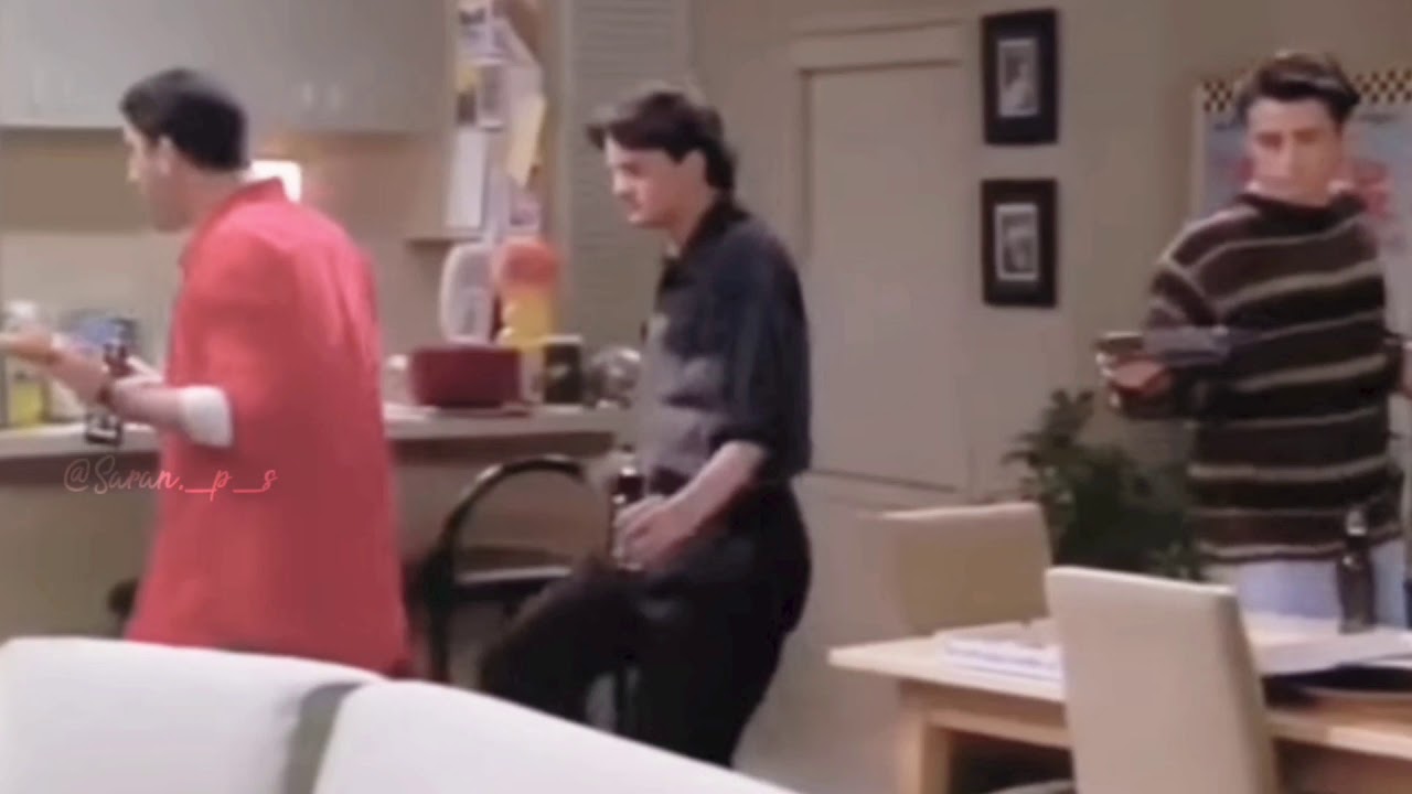 Friends Ross Chandler Joey dance | Chandler dance | Joey dance | Ross ...
