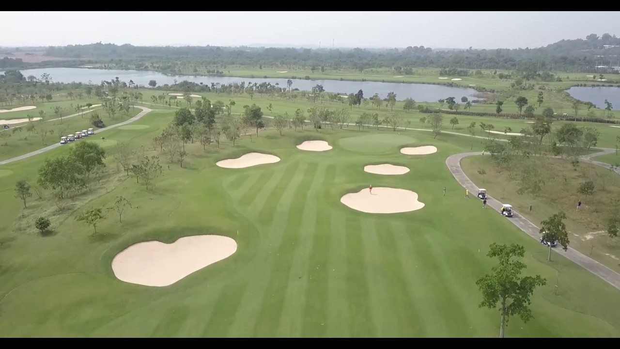 Siam Country Waterside Golf Course Complete 18 Hole Flyover - YouTube