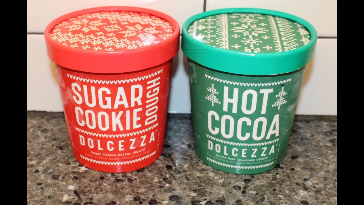 Dolcezza Gelato: Sugar Cookie Dough & Hot Cocoa Review - YouTube