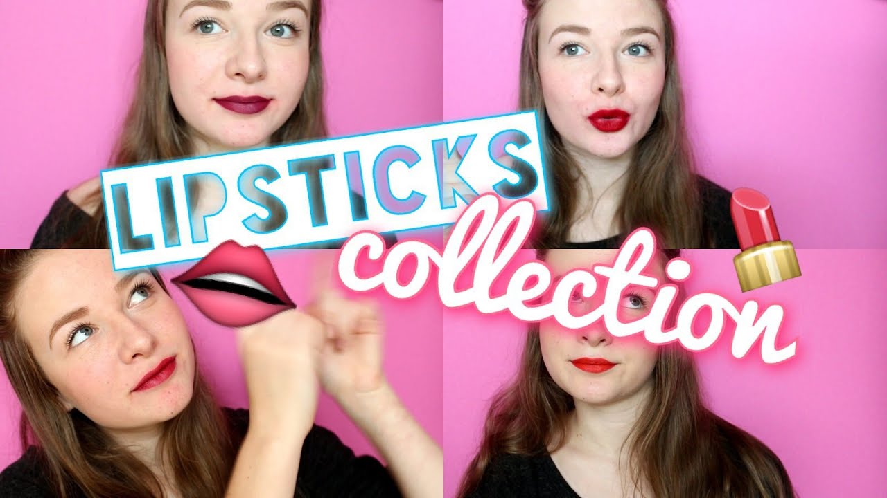 TOUS mes rouges à lèvres en musique ! - YouTube