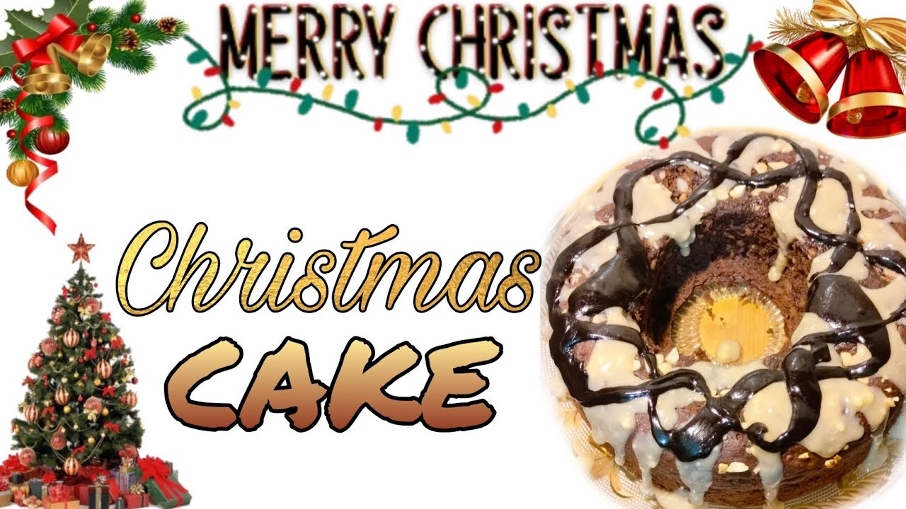 akhrot double chocolate Christmas 🎄 cake 🎂 bnane ka asan or ek dum ...