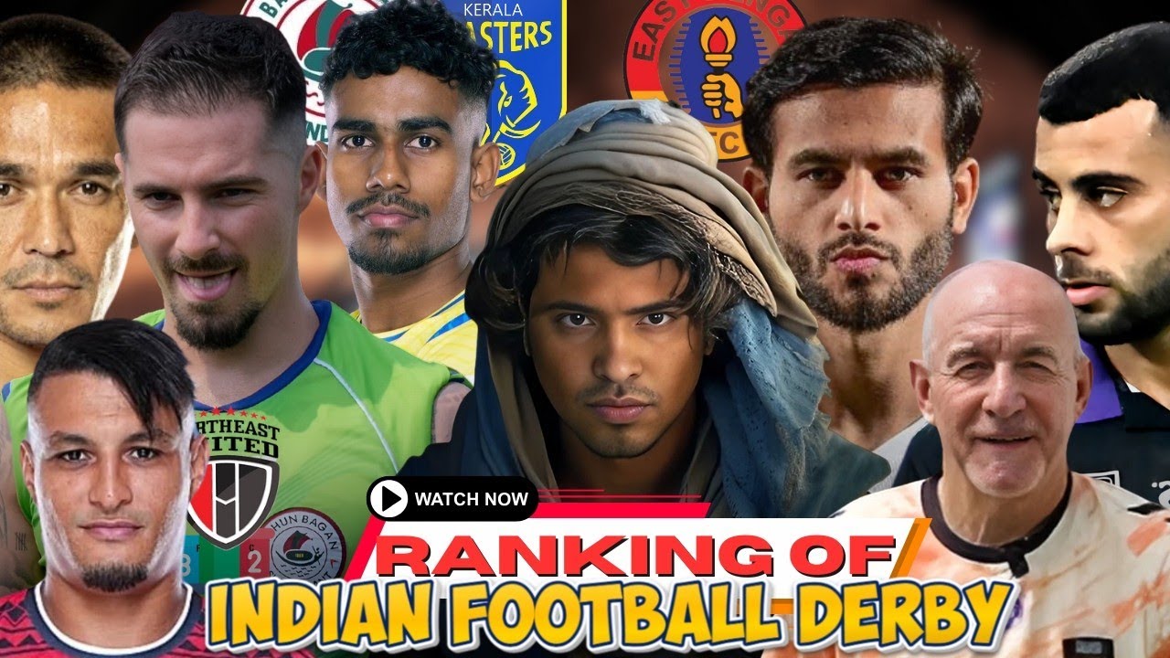 🔴Top Indian Football derby ! ISL & iLeague Team💥Kolkata Derby, KBFC ...