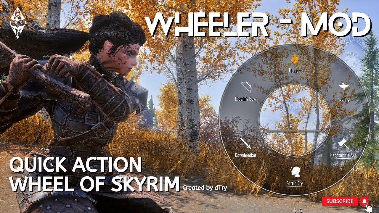 Cara Install Mod Wheeler - Quick Action Wheel Of Skyrim by dTry - YouTube