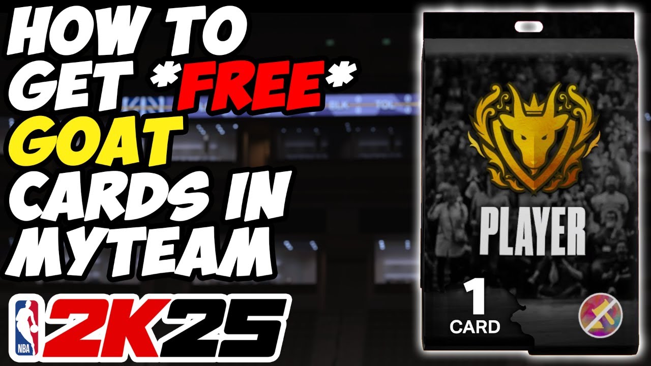 HOW TO GET *FREE* GOAT CARDS IN SEASON 9 OF NBA 2K25 MYTEAM - YouTube
