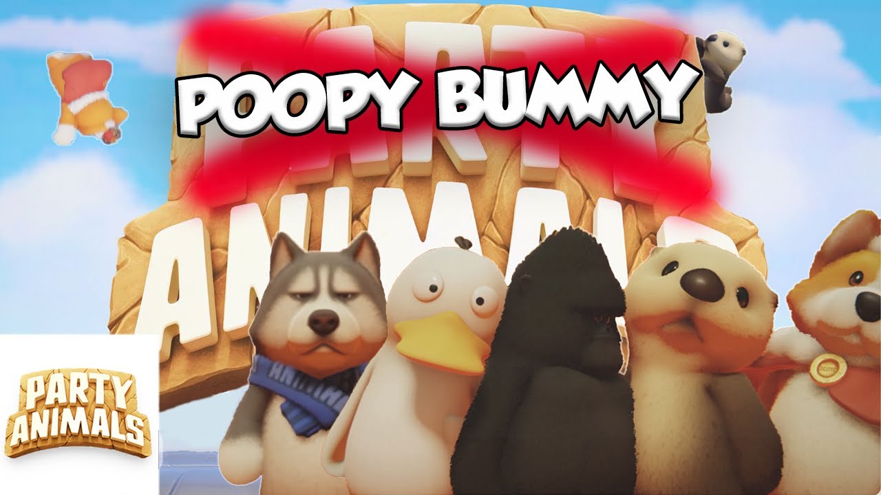 Poopy Bummy Animals | Party Animals - YouTube