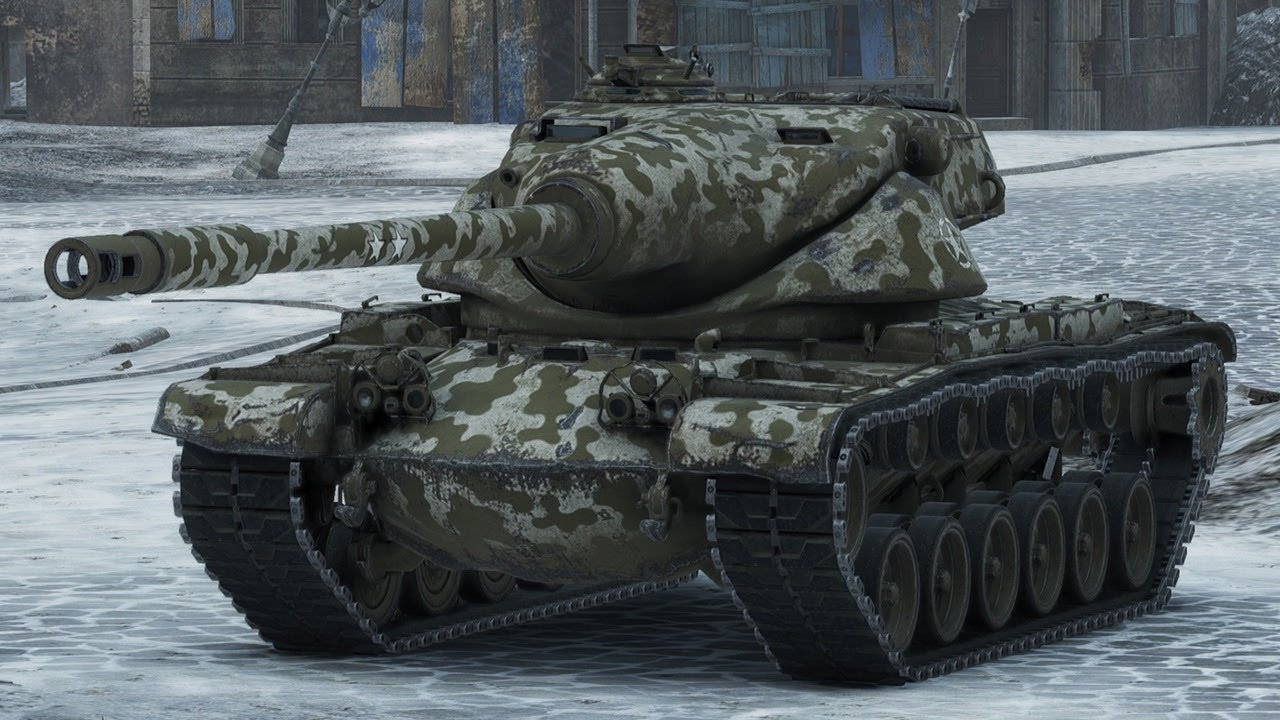 T54E1 / 3 отметки на стволе - YouTube