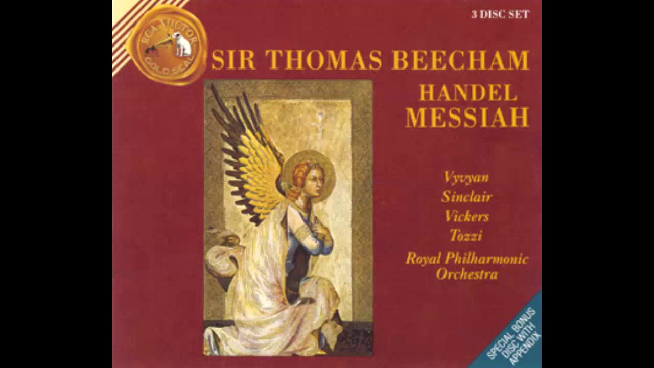 HANDEL: Messiah HWV 56 / Beecham · Royal Philharmonic Orchestra ...