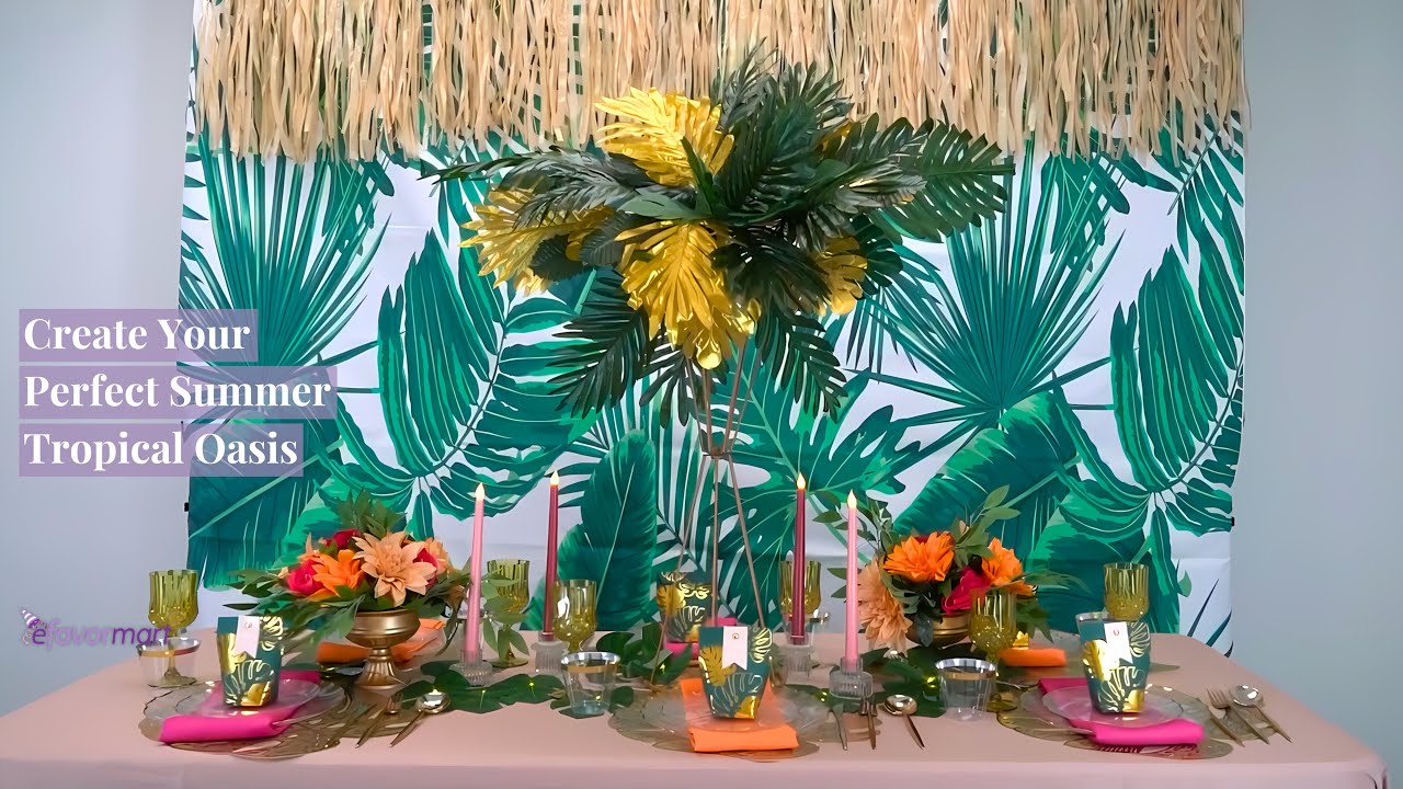 Oasis Theme Decorations Create Your Perfect Summer Tropical Oasis