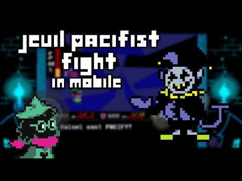 (Mobile) Deltarune chapter 1- Jevil Secret Boss Fight (Pacifist) - YouTube