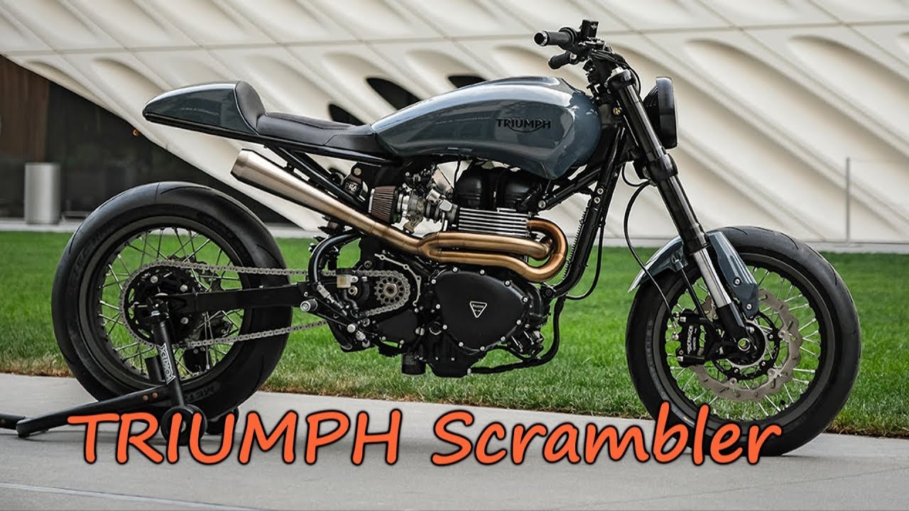 TRIUMPH SCRAMBLER 900 custom - YouTube