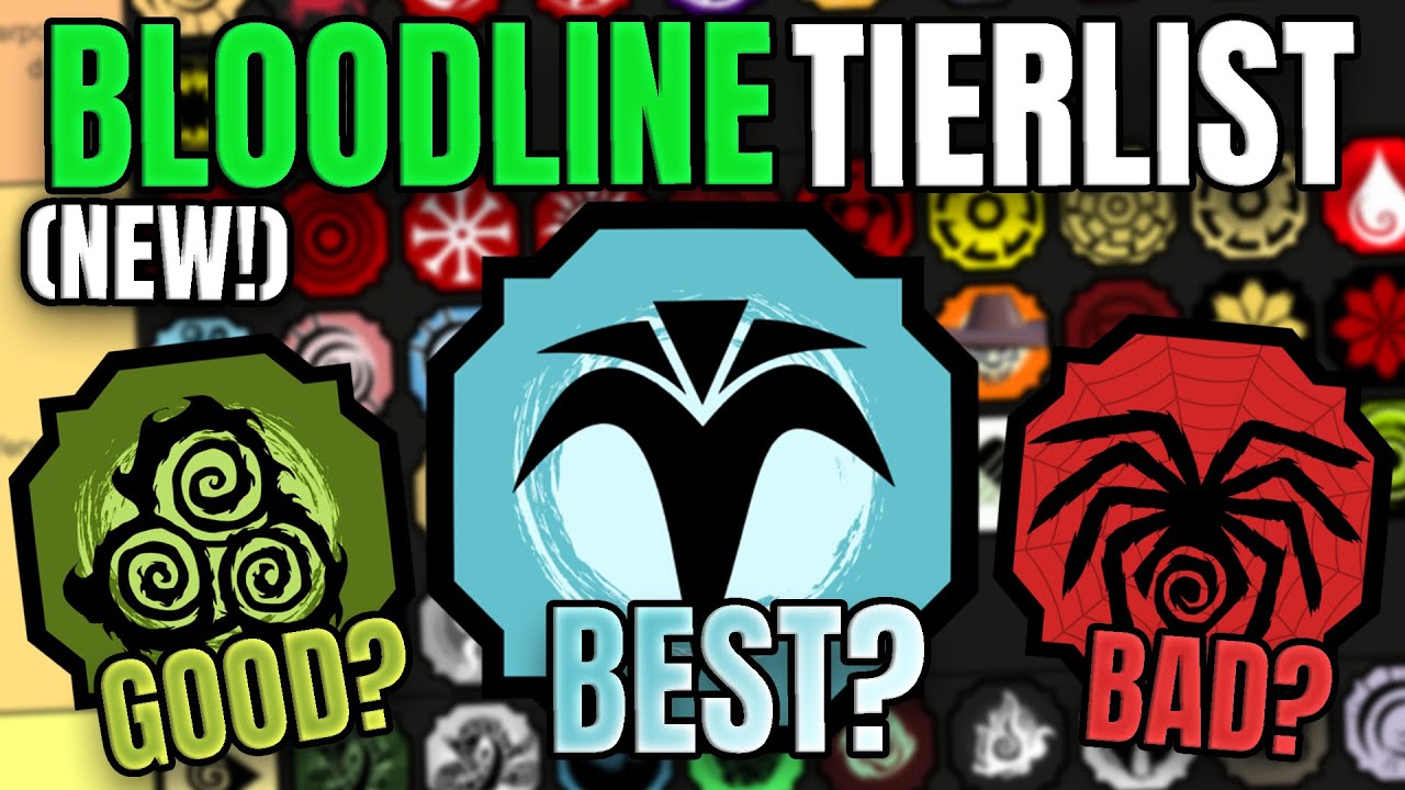 [NEWEST] The ULTIMATE BEST Bloodline Tierlist You Need! | Shindo Life ...