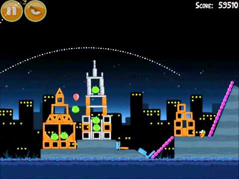 Official Angry Birds Walkthrough Danger Above 7-15 - YouTube
