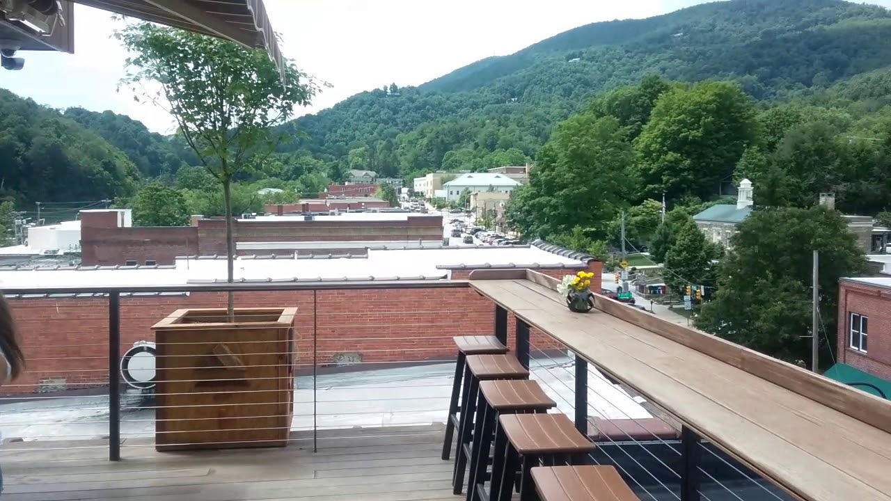 View from the Horton Hotel's rooftop bar - YouTube